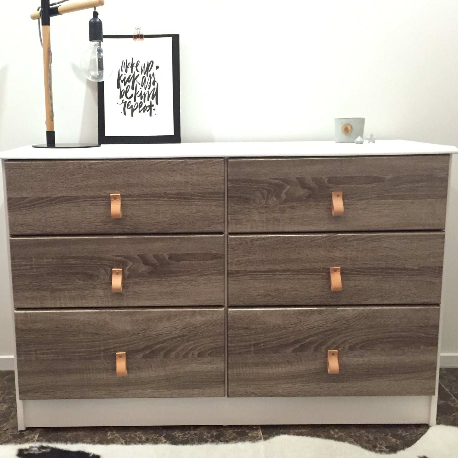 Vinyl wrap chest of drawers store