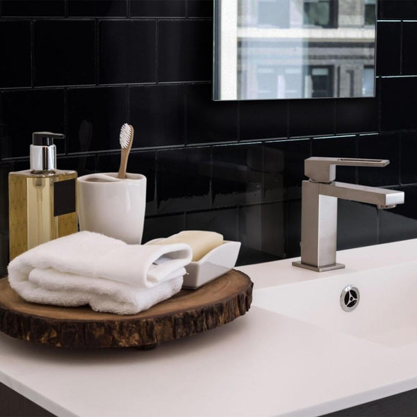 Square Wall Tiles | 3D effect Vinyl Wall Tiles | Vinyl Home