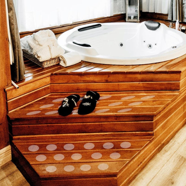 Anti-slip Grip | Clear Dots Stickers 10 Pack | For Slippery Floor ...